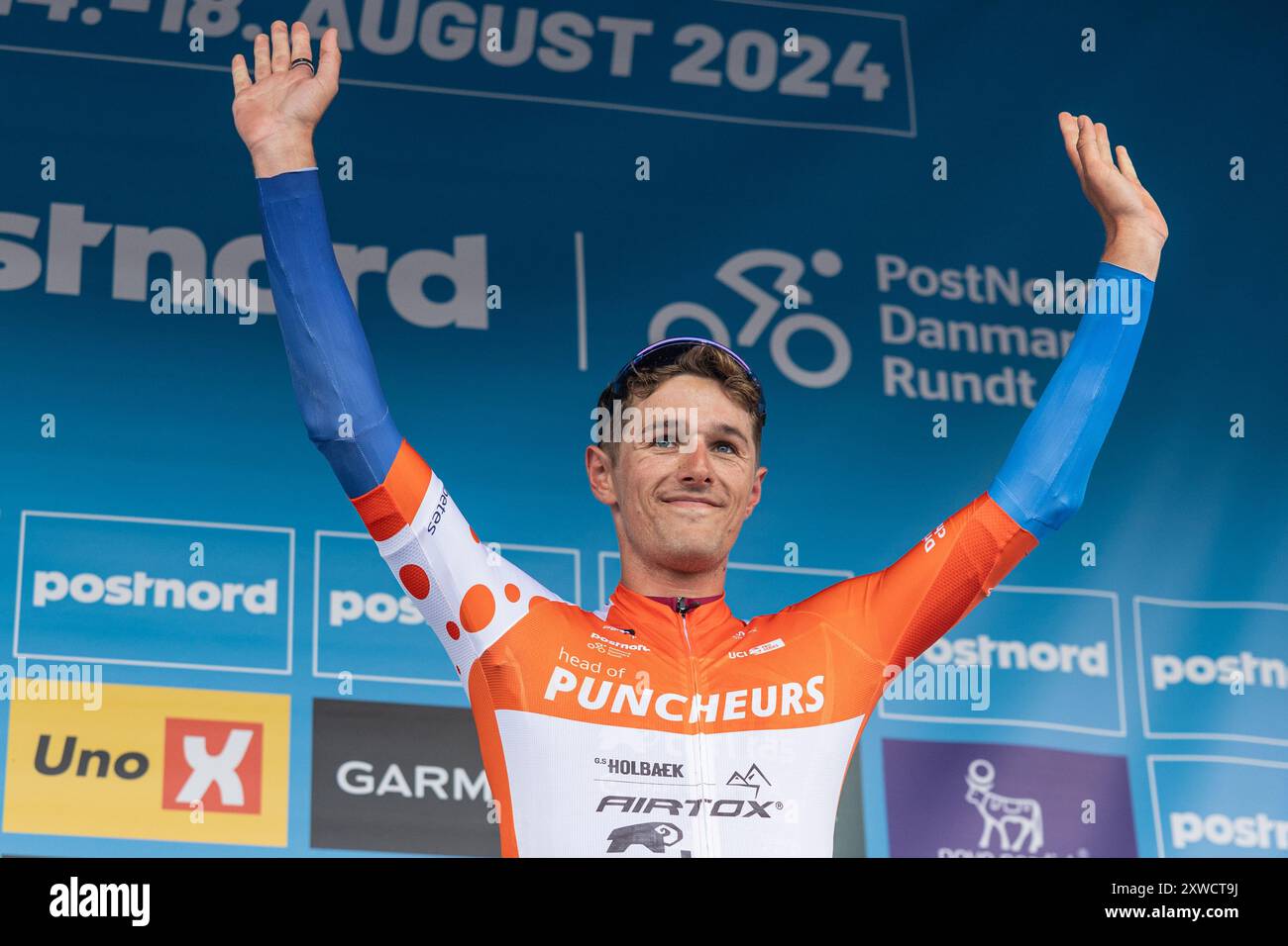 Vejle, Denmark. 15th, August 2024. Daniel Stampe from the Team Airtox ...