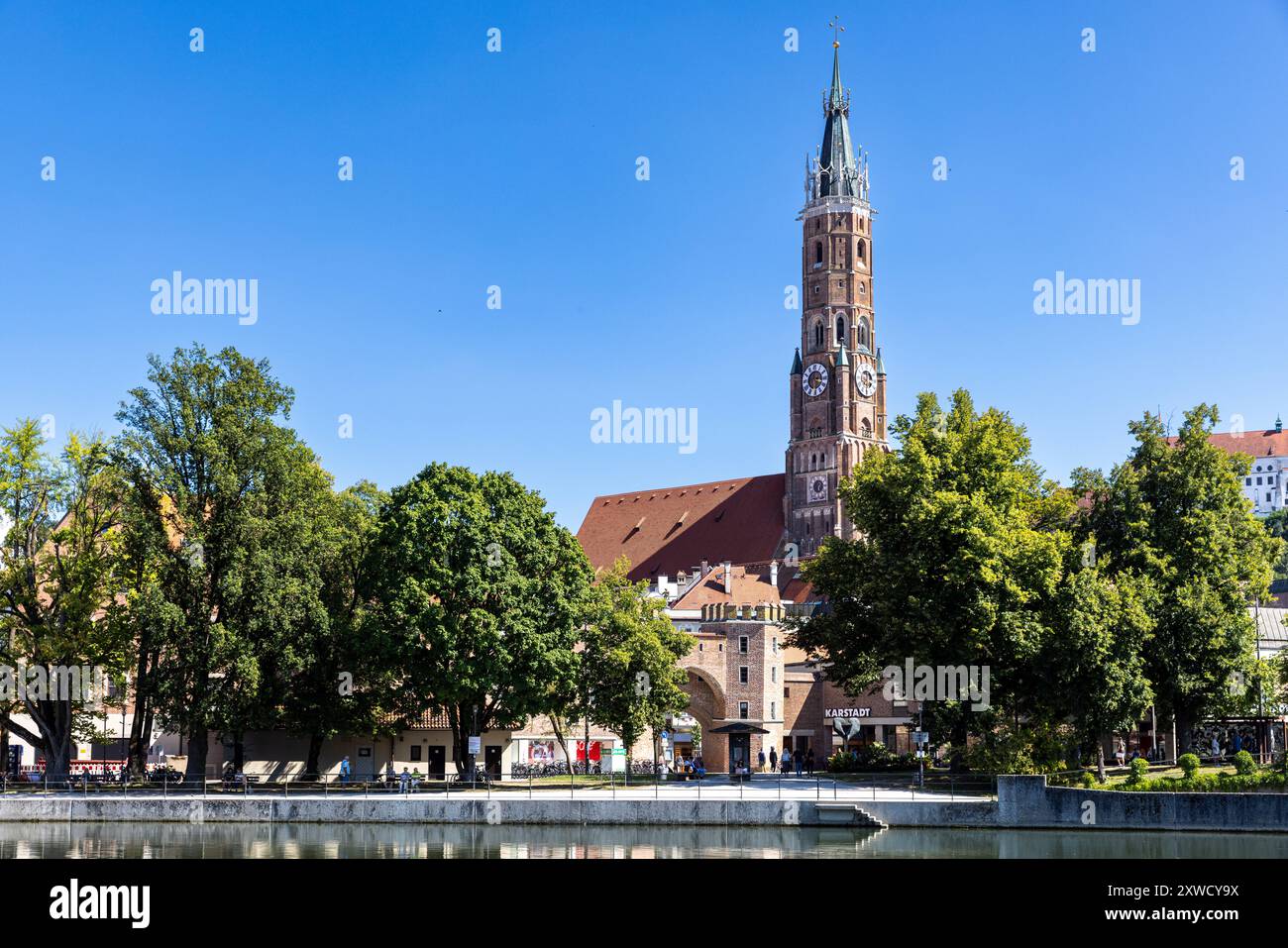 St.Martin church in Landshut on a summer day Stock Photo - Alamy