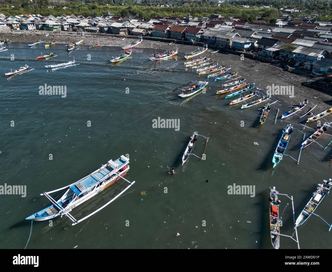 Tanjung Luar Fish market, Luar Cape, Lombok, Indonesia, Asia Stock ...