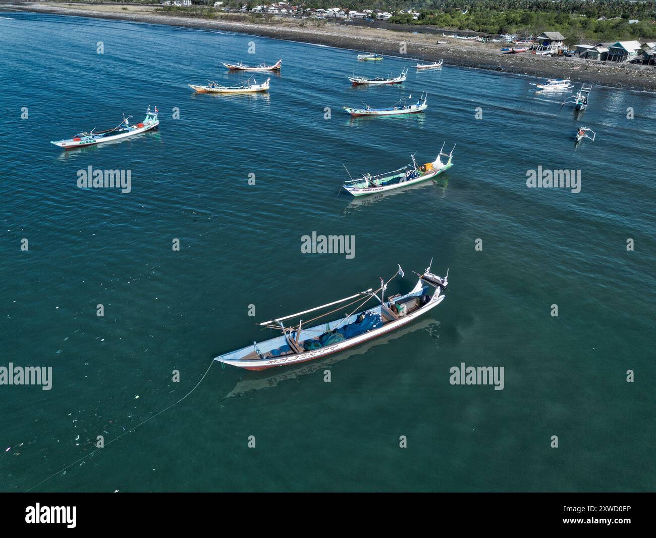 Tanjung Luar Fish market, Luar Cape, Lombok, Indonesia, Asia Stock ...