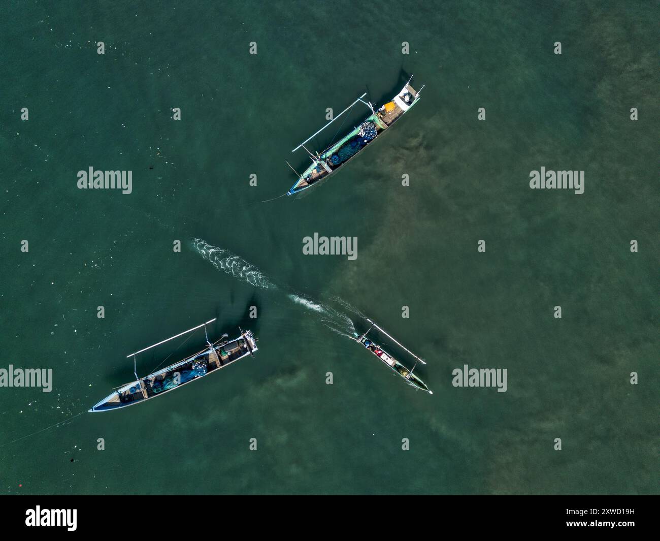 Tanjung Luar Fish market, Luar Cape, Lombok, Indonesia, Asia Stock ...