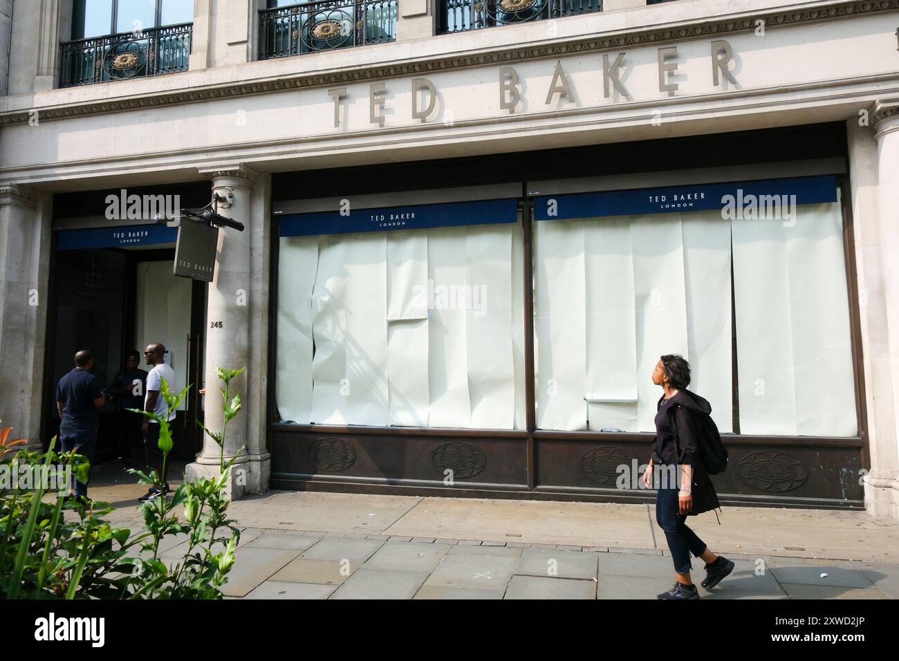 Regent Street, London, UK. 19th Aug 2024. All Ted Baker stores to close, the Regent Street ...