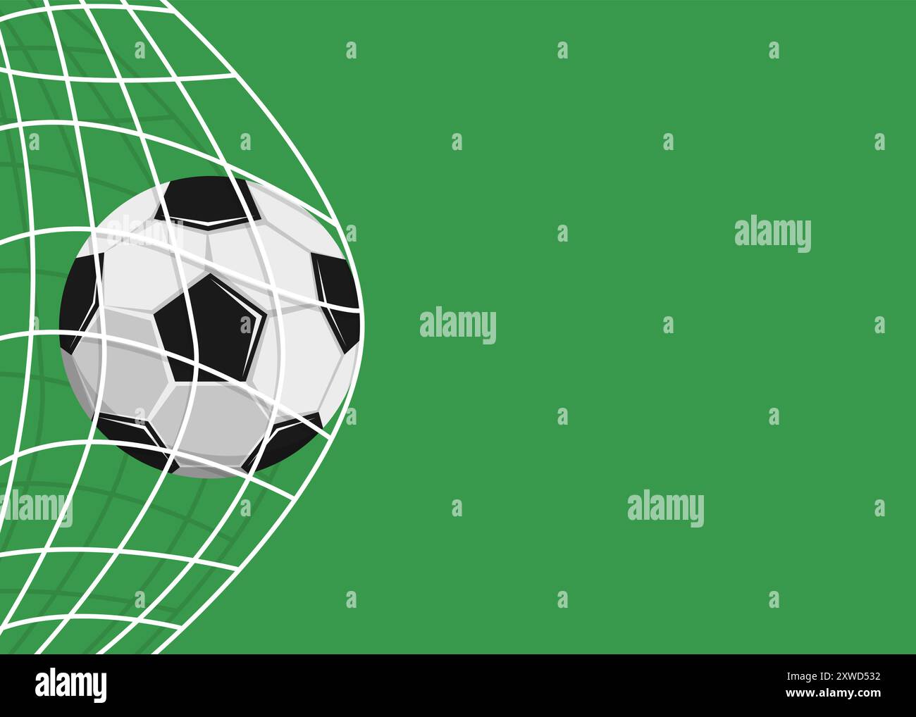 Realistic soccer ball grass field Stock Vector Images - Alamy