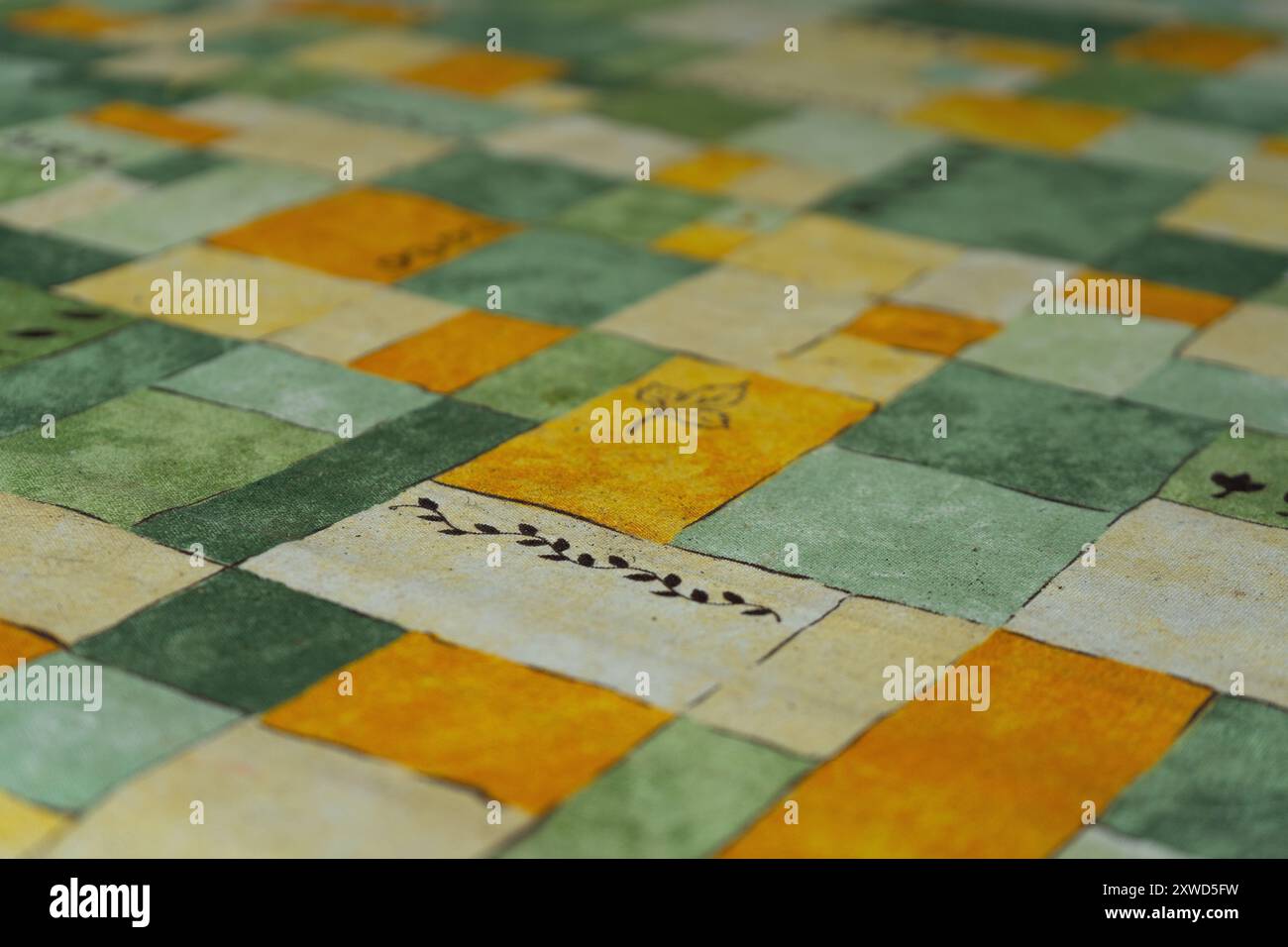 Colorful Table Cloth Wallpaper. Colorful Background Stock Photo - Alamy