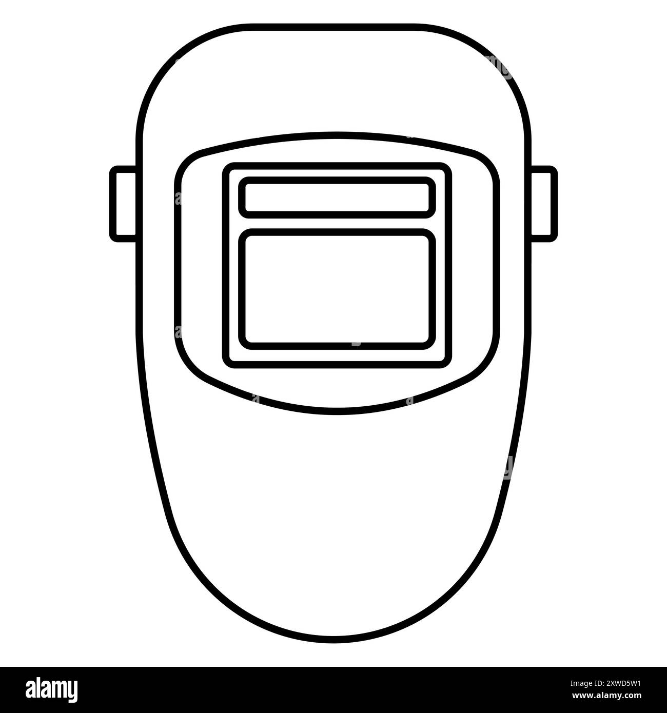 Welding helmet. Arc Welding Helmet. Vector illustration. Eps 10 Stock ...