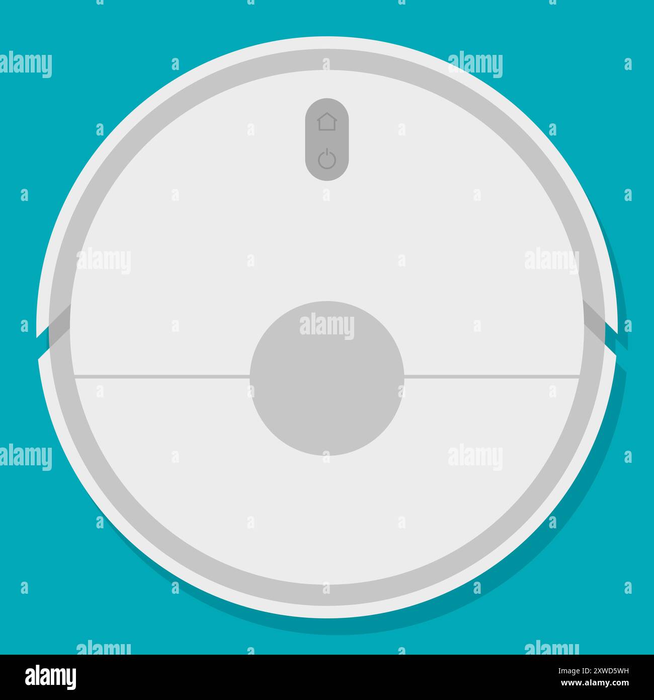 Robot cleaning floor Stock Vector Images - Alamy