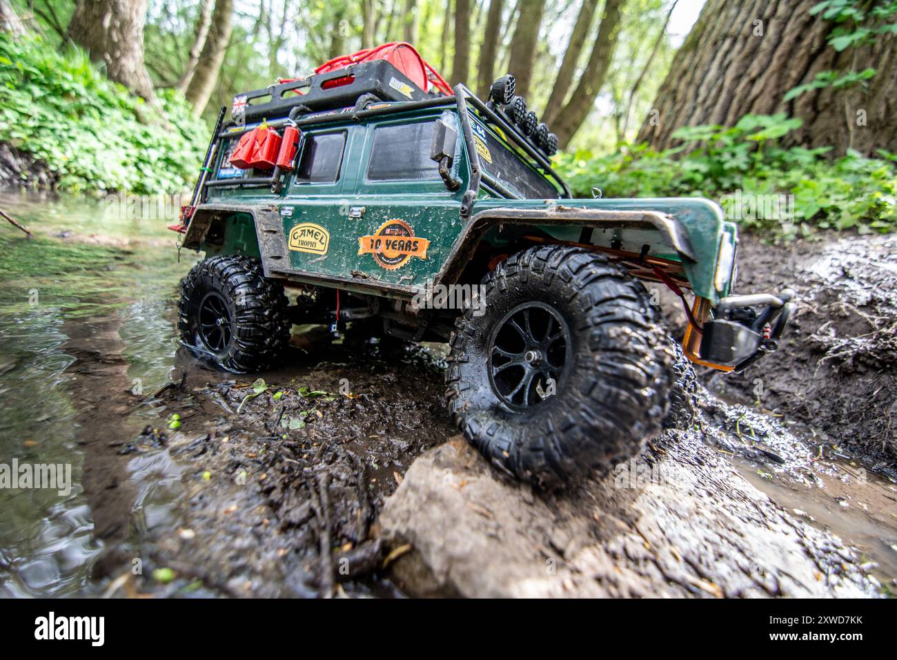 off road expedition with radio controlled car Stock Photo - Alamy