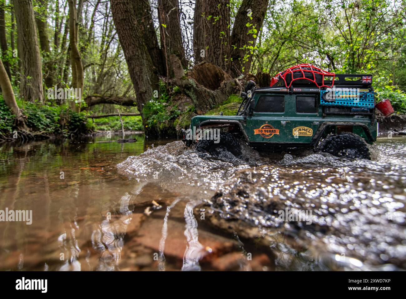 off road expedition with radio controlled car Stock Photo - Alamy