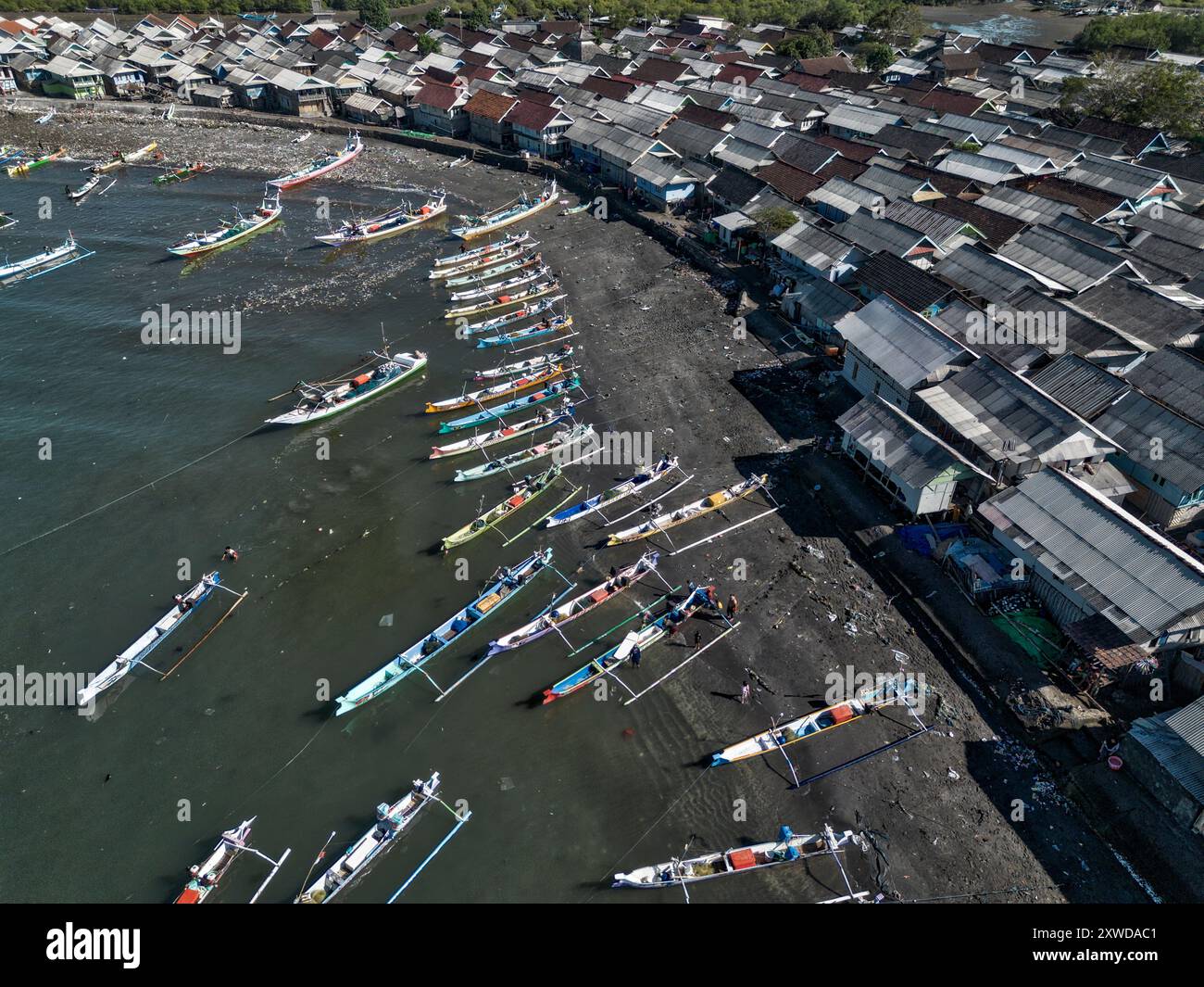 Tanjung Luar Fish market, Luar Cape, Lombok, Indonesia, Asia Stock ...