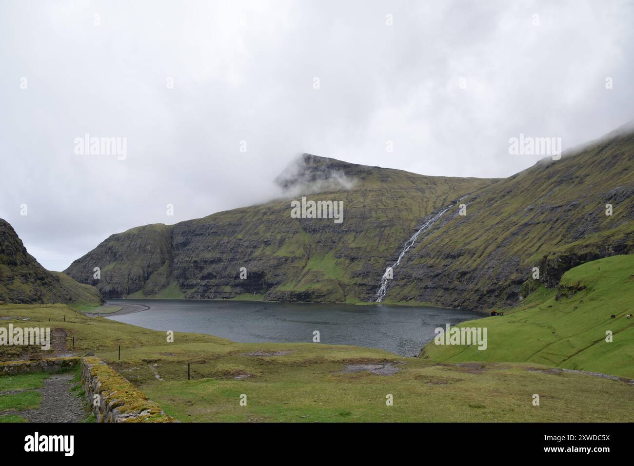 Faroe Islands Waterfalls Stock Photo - Alamy