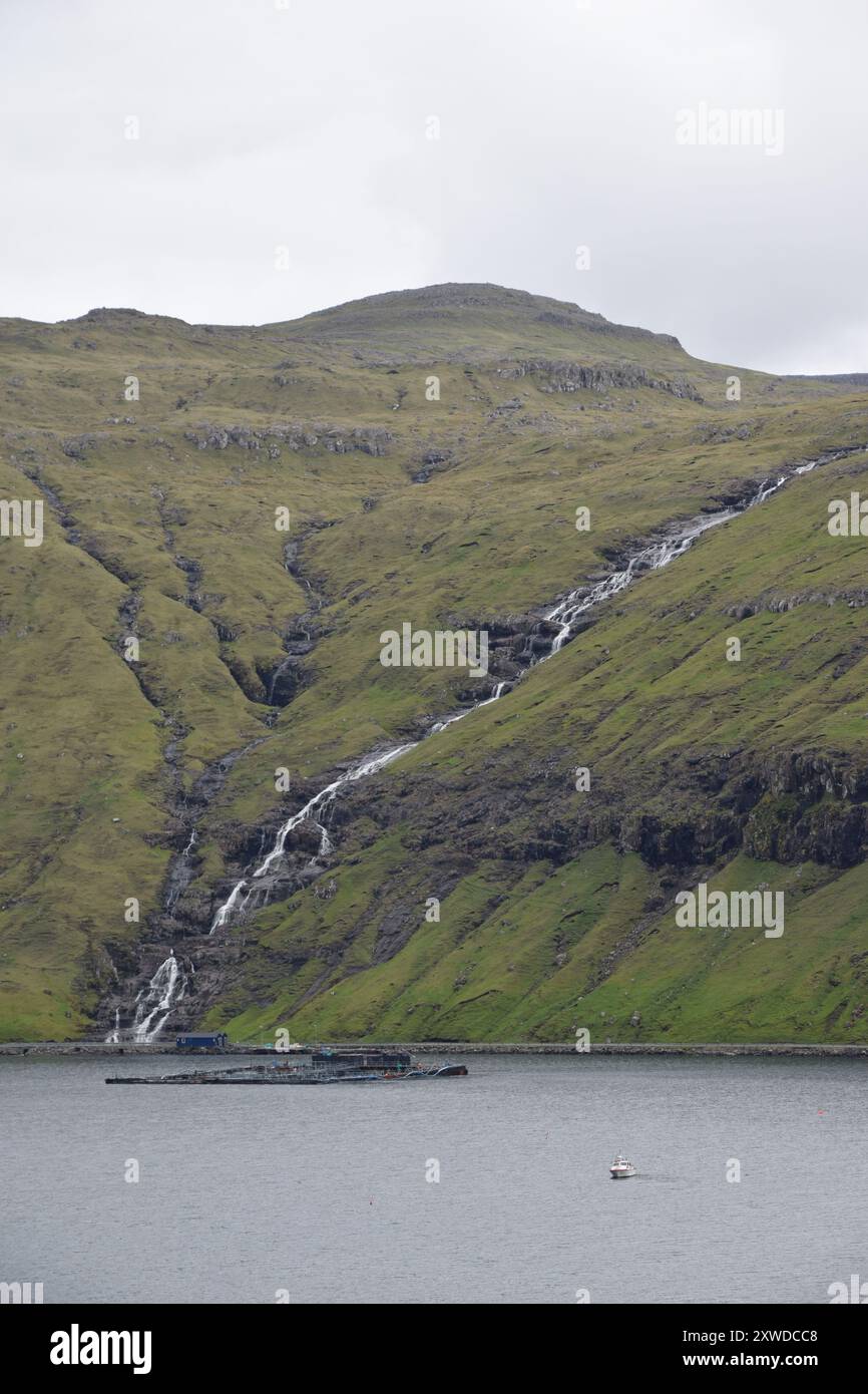 Faroe Islands Waterfalls Stock Photo - Alamy