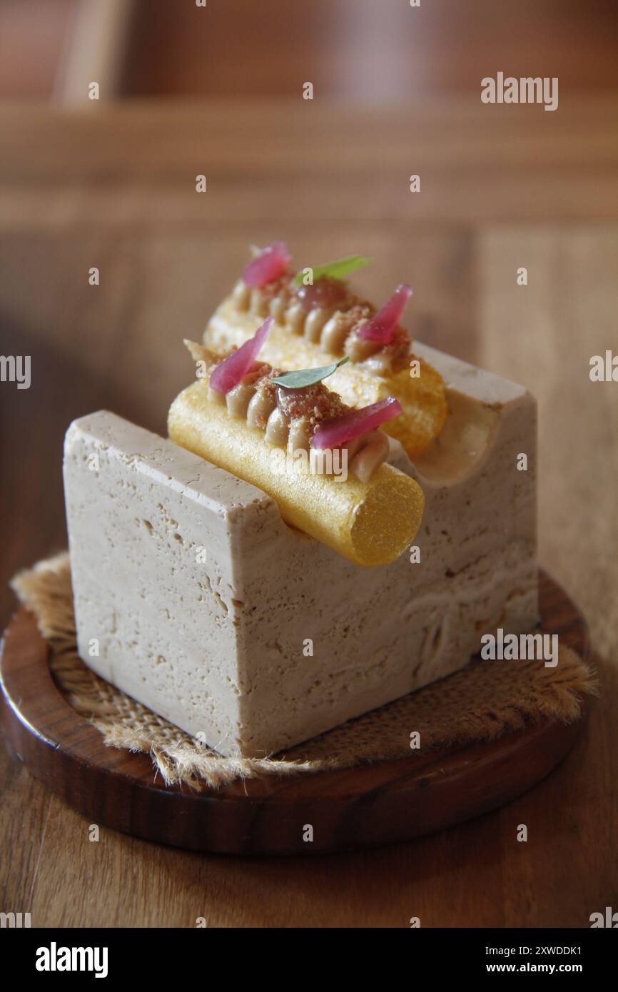 Immaculate food presentation at high-end fine-dining restaurant in ...