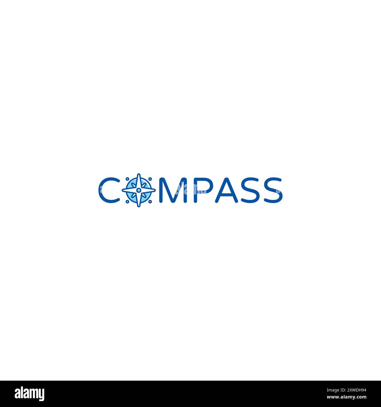 Compass logo or wordmark design Stock Vector Image & Art - Alamy
