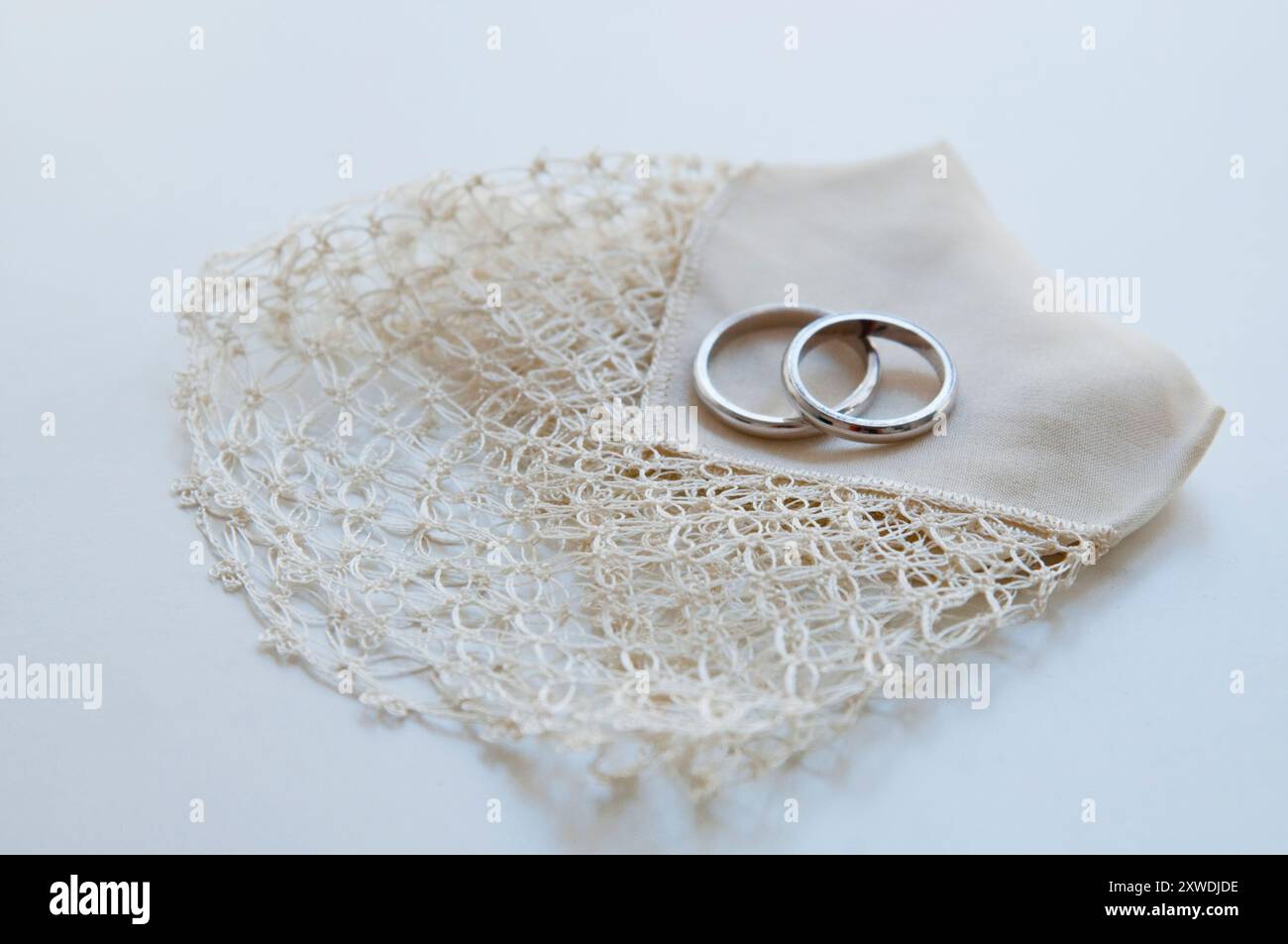 Wedding rings, close view Stock Photo - Alamy