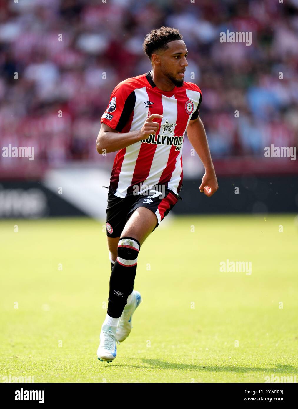 Brentford's Kevin Schade during the Premier League match at the Gtech ...