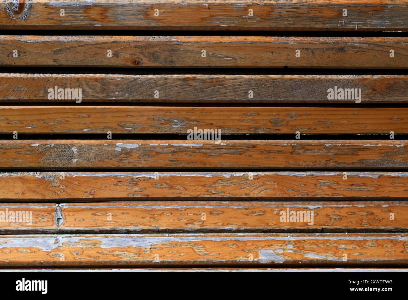 Wooden planks as a background, texture. Wooden background. Wooden bench ...