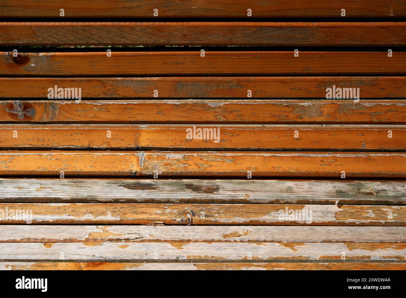 Wooden planks as a background, texture. Wooden background. Wooden bench ...