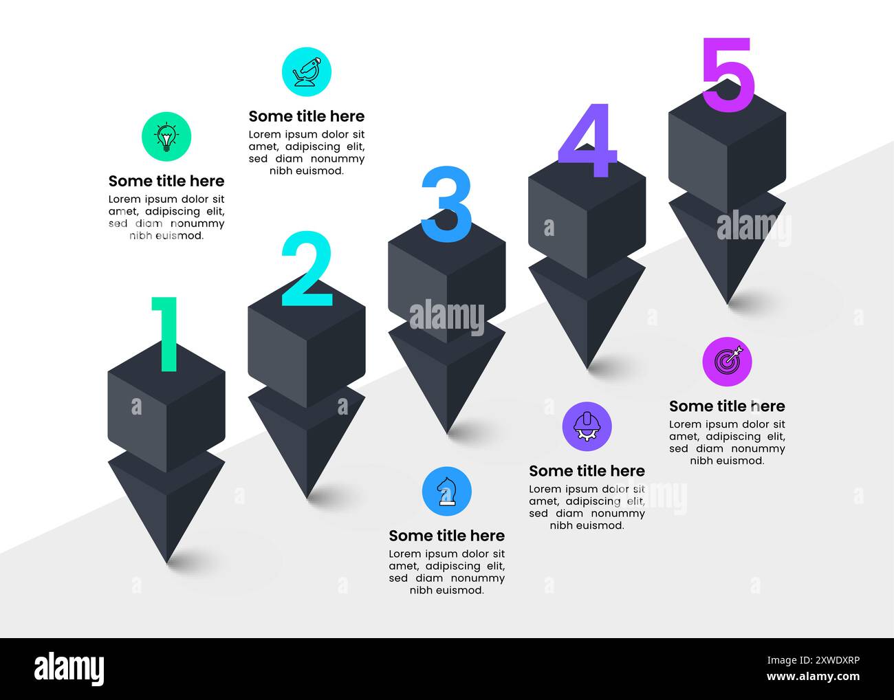 Infographic 5 objects hi-res stock photography and images - Alamy