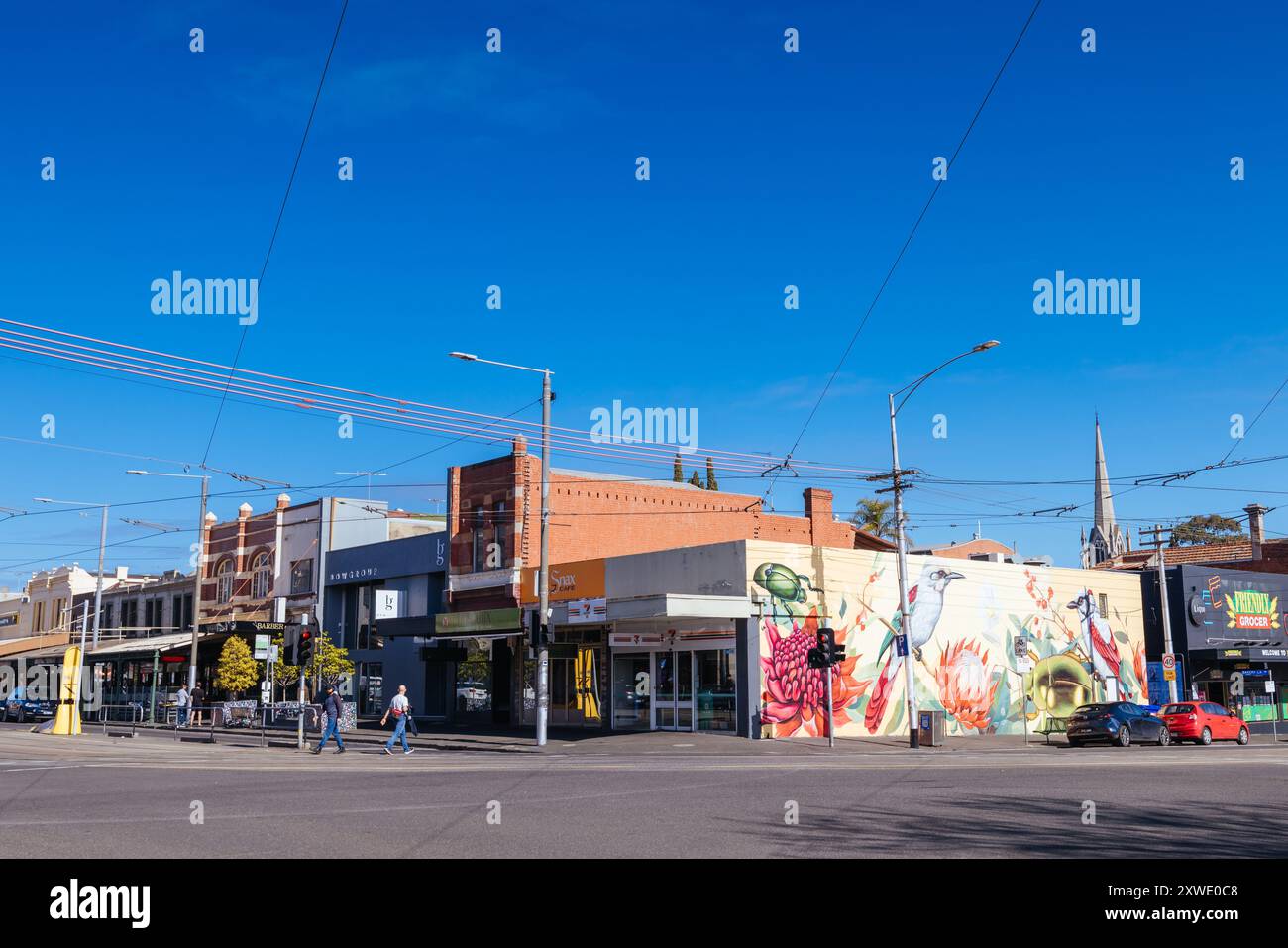 North Melbourne Architecture in Australia Stock Photo - Alamy