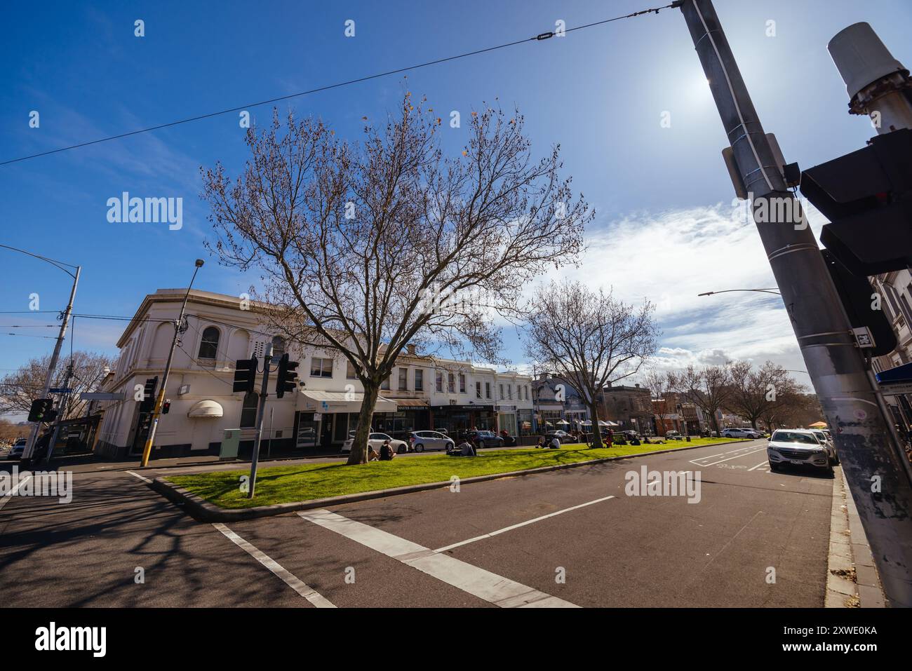 North Melbourne Architecture in Australia Stock Photo - Alamy