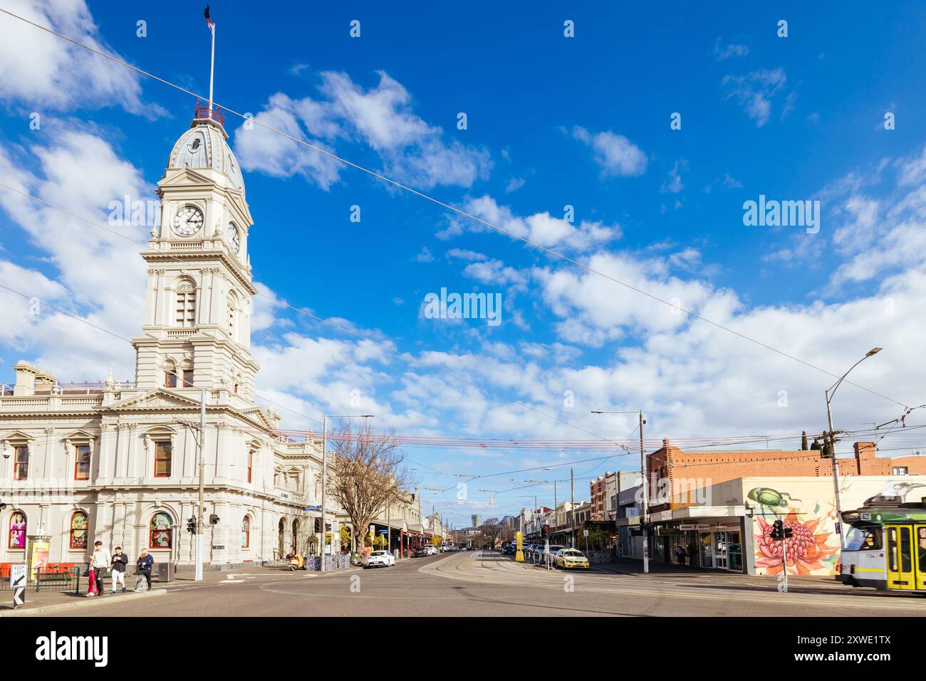North Melbourne Architecture in Australia Stock Photo - Alamy