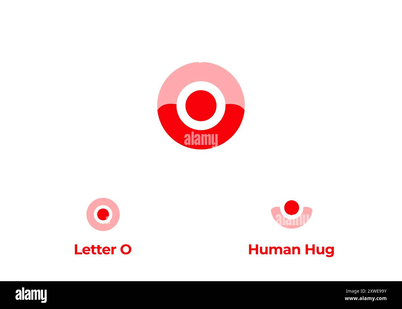 Hug minimalist logo Cut Out Stock Images & Pictures - Alamy