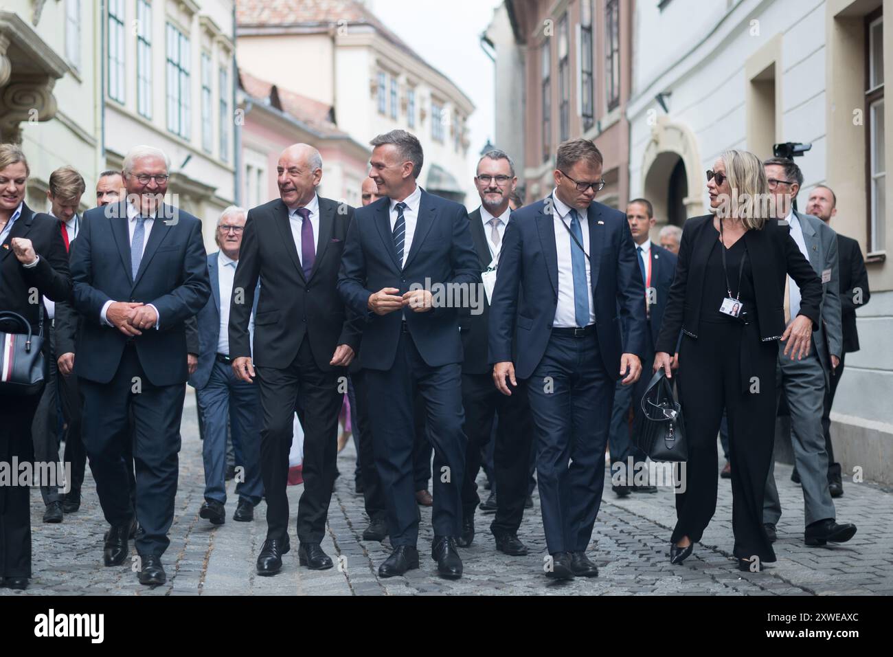 Sopron, Hungary. 19th Aug, 2024. Federal President Frank-Walter ...