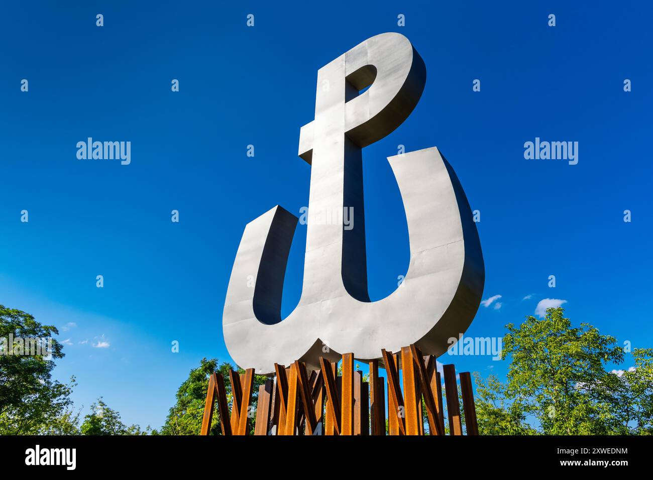 Kotwica symbol of the Polish Underground State and Armia Krajowa used ...