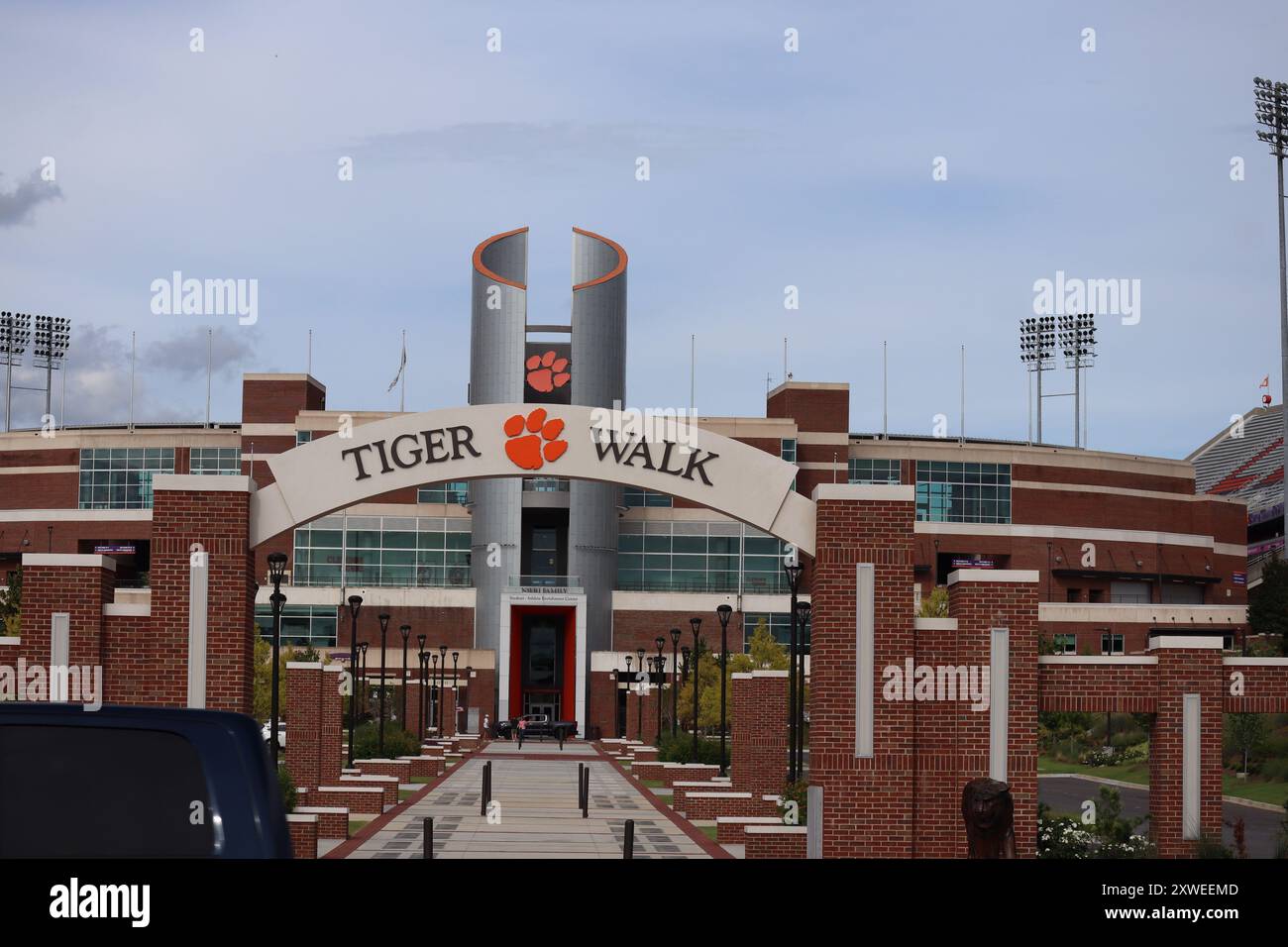 Clemson University, Memorial Stadium's Tiger Walk Stock Photo - Alamy