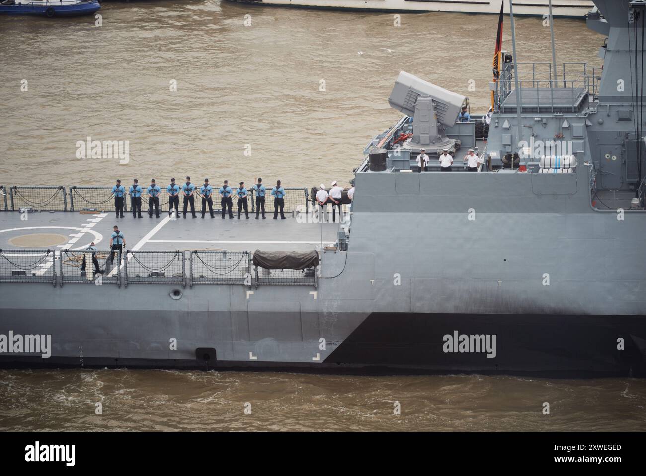 LONDON - UNITED KINGDOM - AUGUST 19: A Braunschweig (F260), the lead ...