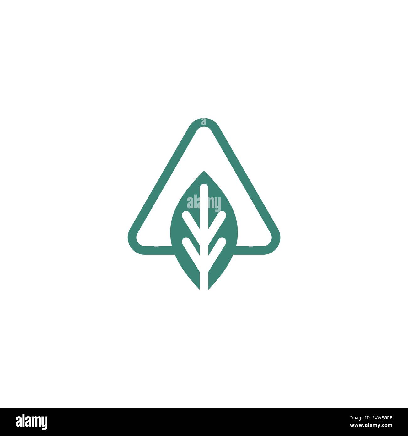 Letter A leaf logo Vector. A Nature Icon Stock Vector Image & Art - Alamy