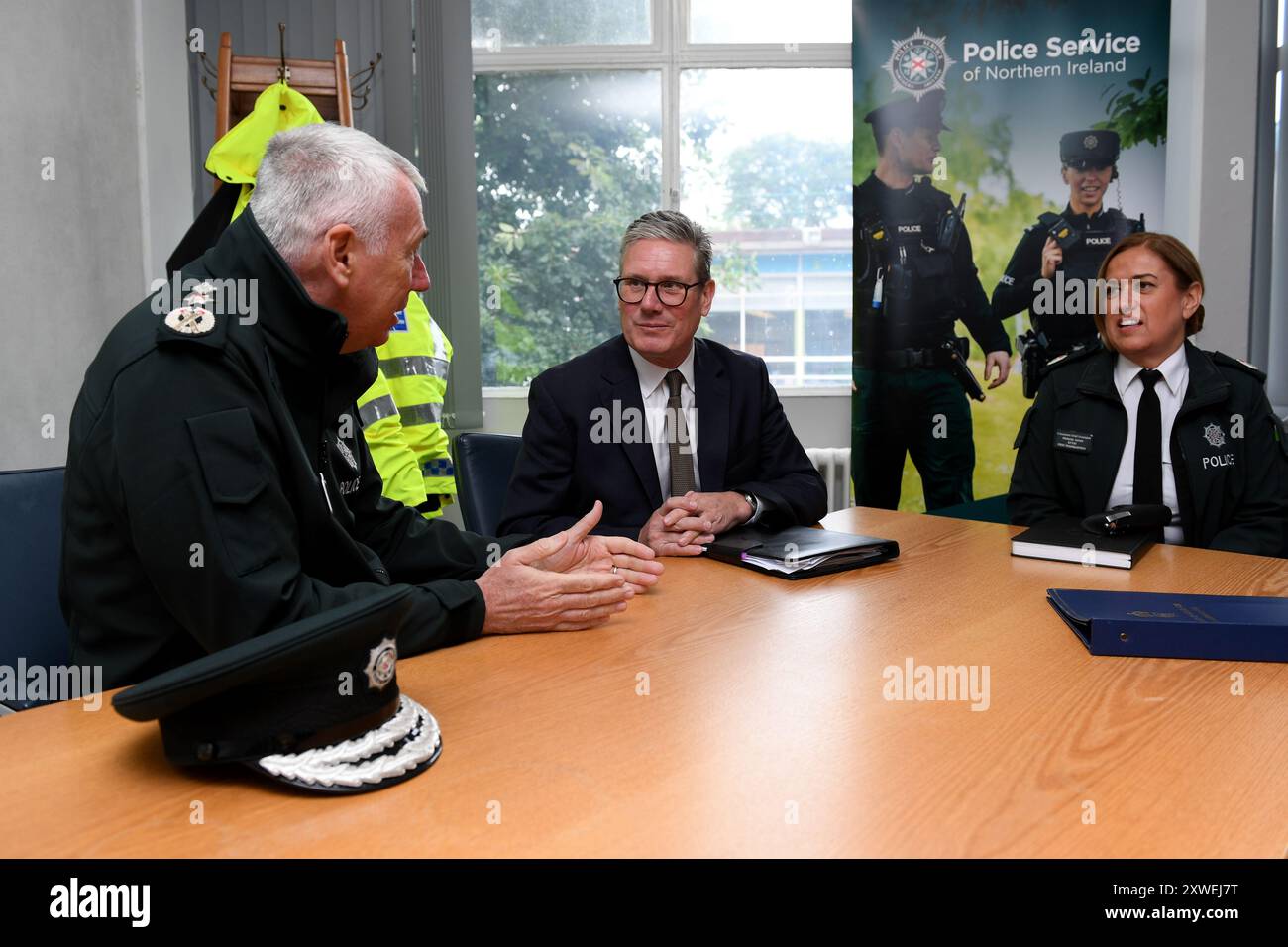 Prime Minister Keir Starmer with Police Service of Northern Ireland ...