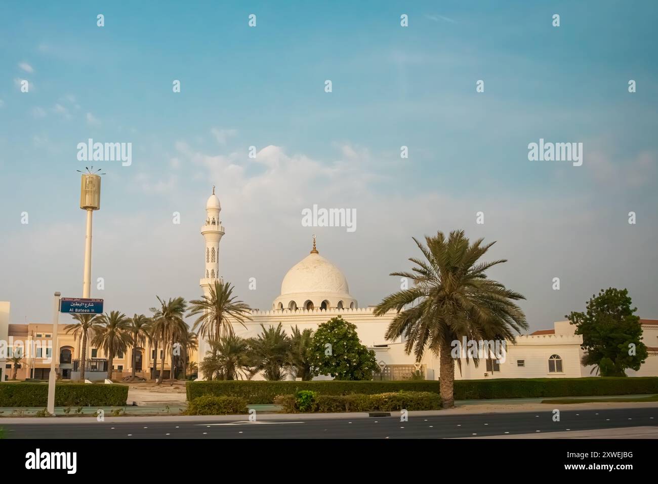 Muslim mosques outdoor view, Abu Dhabi city. High quality photo Stock ...