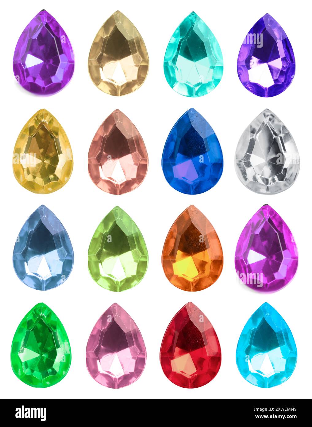 Collection many different natural gemstones Cut Out Stock Images ...