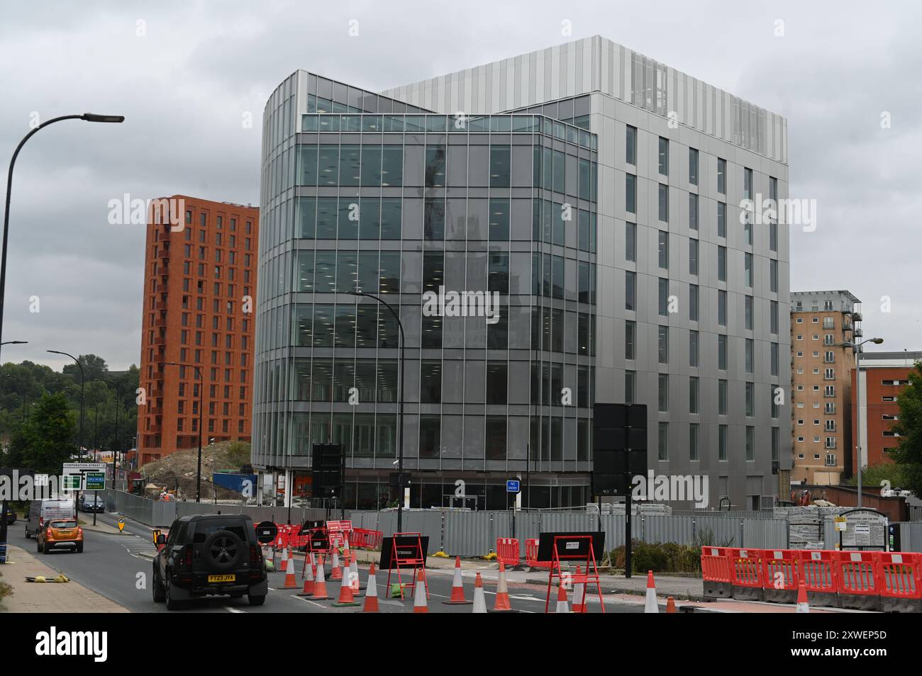 Dutch style roundabout in Sheffield under construction at West Bar ...