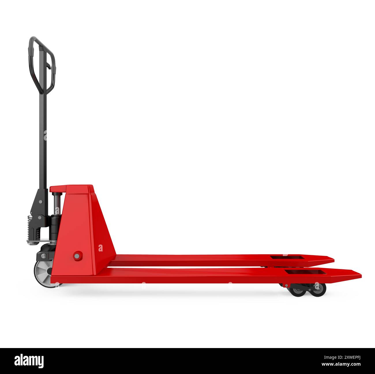 Pallet Truck Isolated Stock Photo - Alamy
