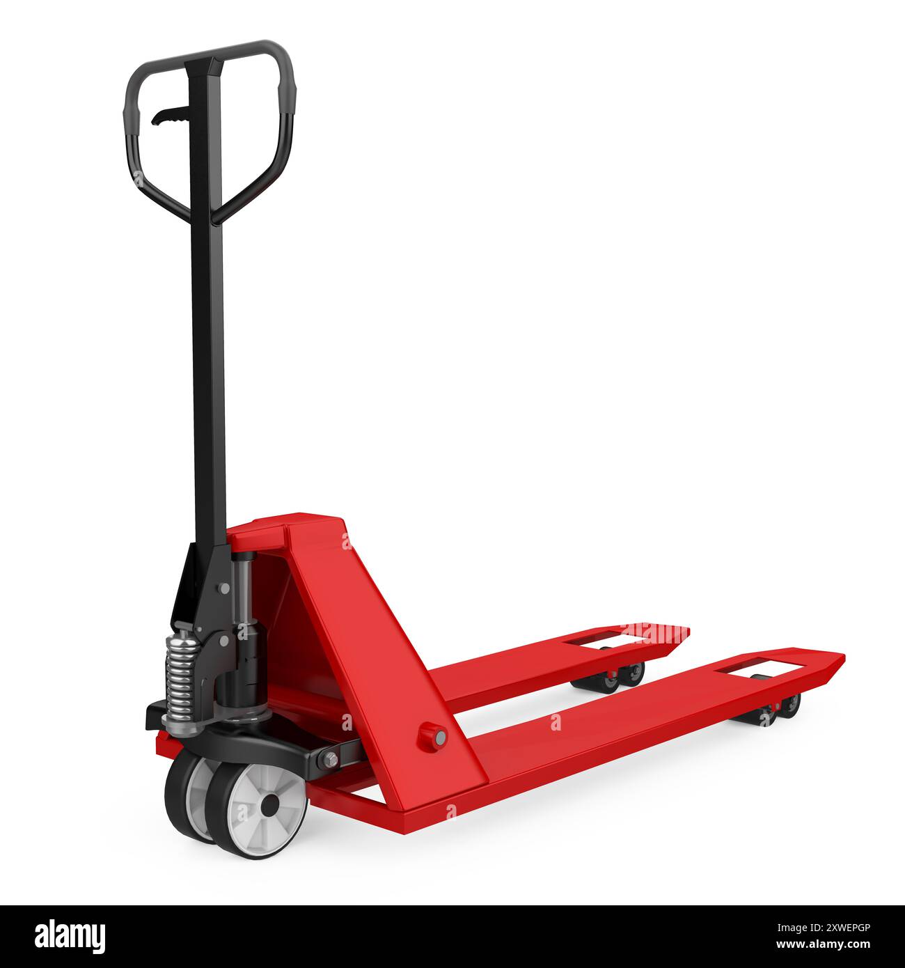 Pallet Truck Isolated Stock Photo - Alamy