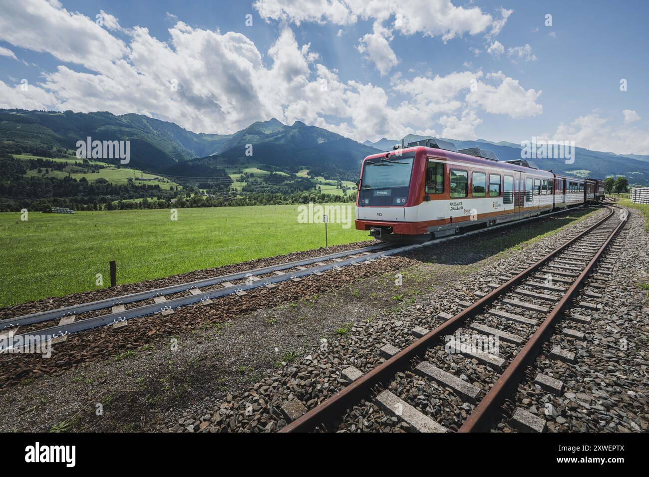 Local train of pinzgauer lokalbahn hi-res stock photography and images ...
