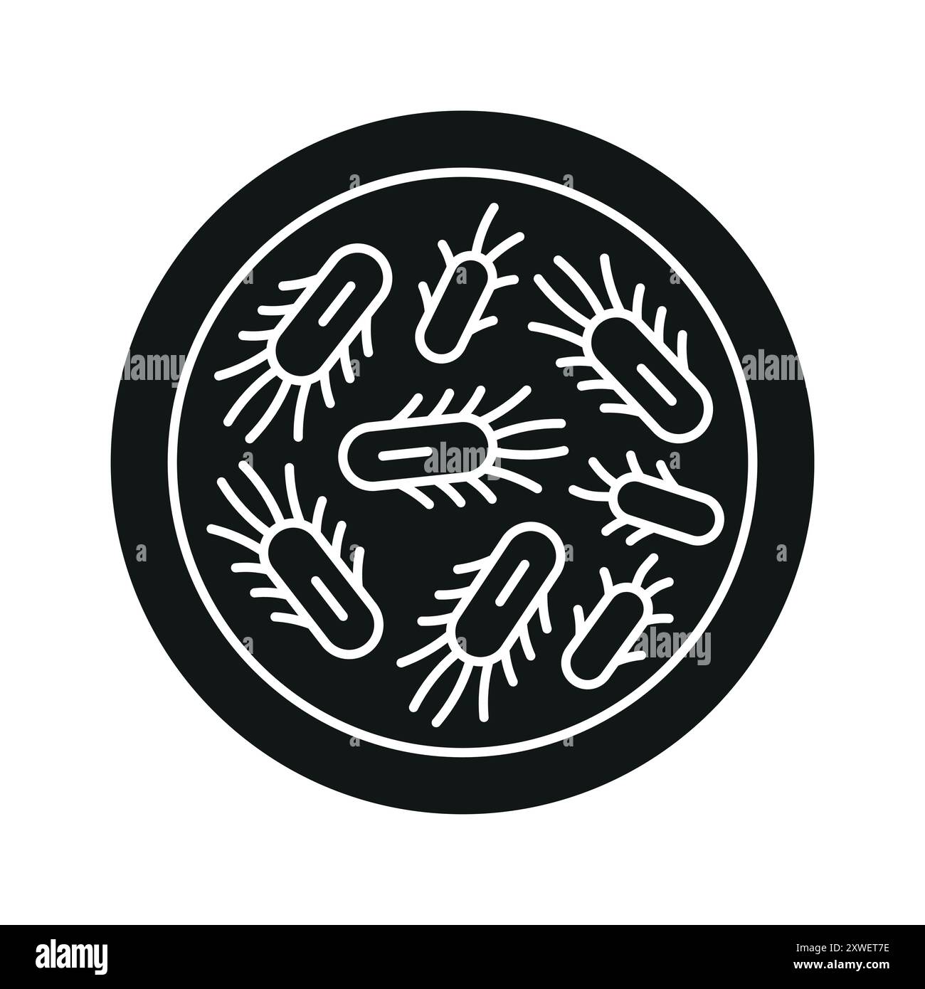 Escherichia coli microscope Stock Vector Images - Alamy