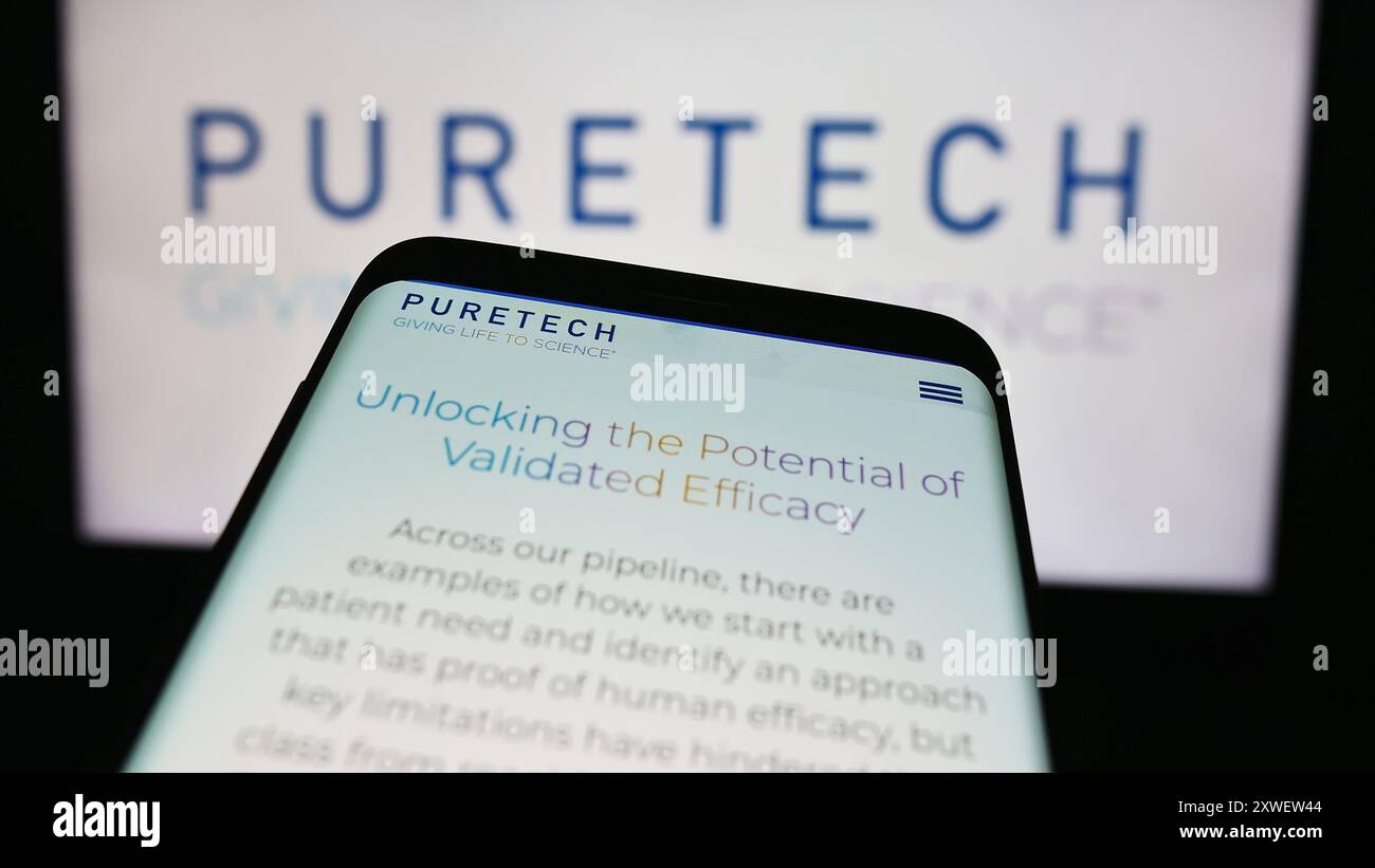Puretech health logo hi-res stock photography and images - Alamy