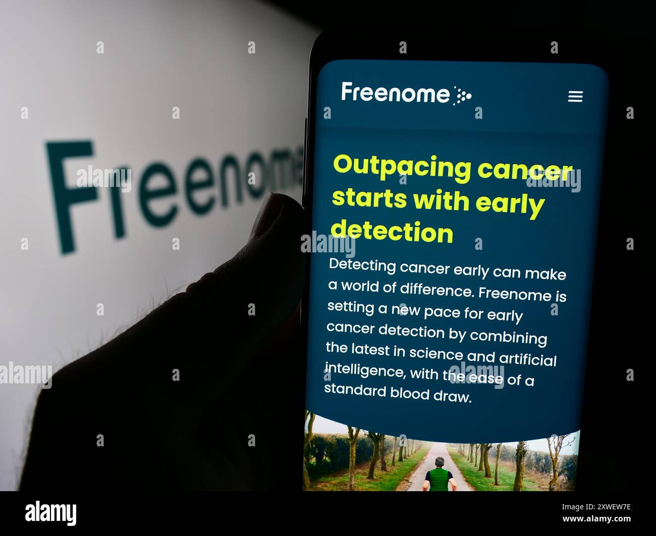 Freenome logo hi-res stock photography and images - Alamy