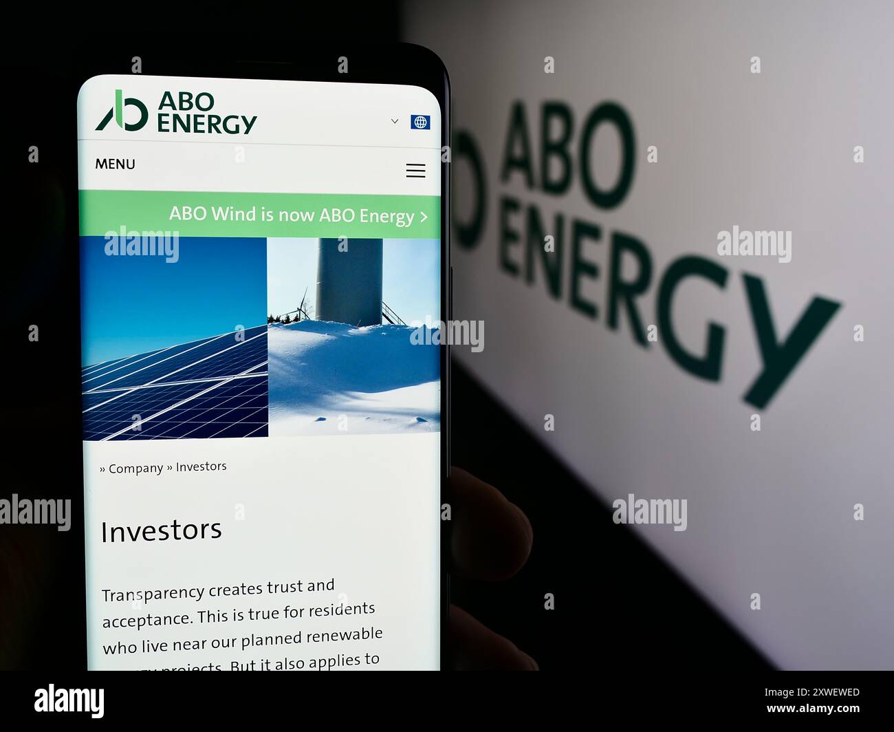 Abo energy logo hi-res stock photography and images - Alamy