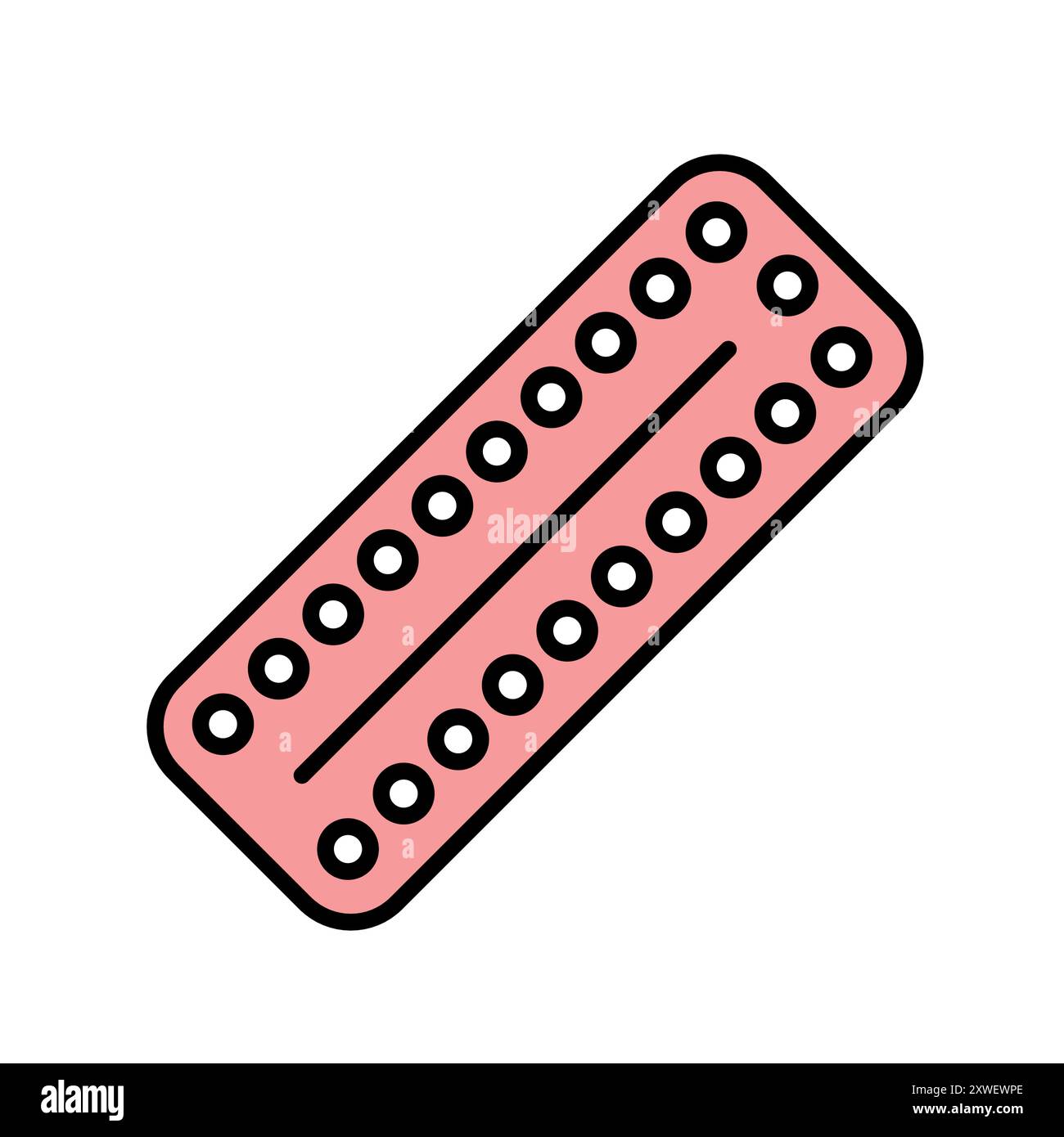 Female Birth Control Illustration Stock Vector Images Alamy