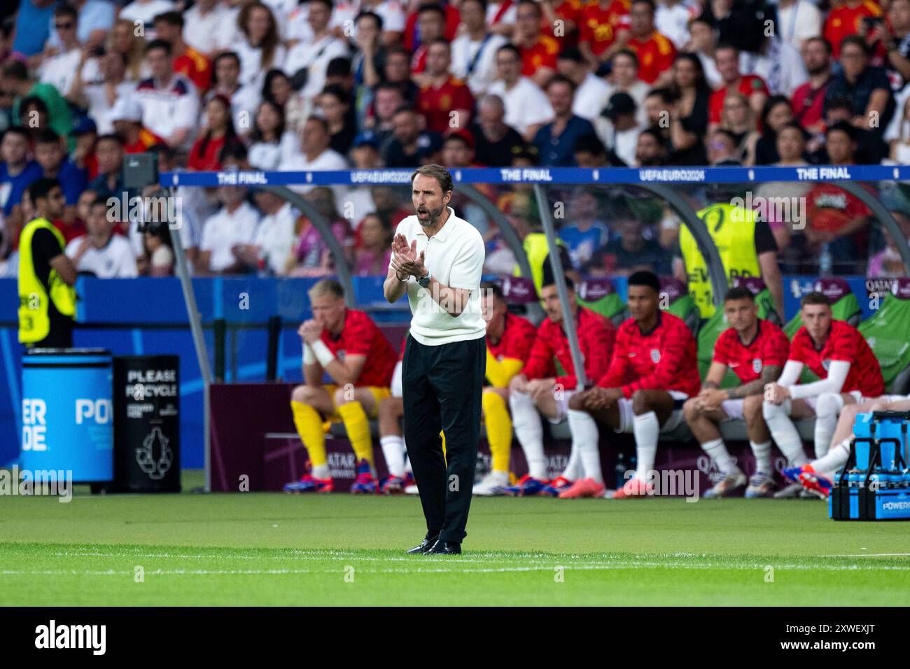 Gareth Southgate (England, Trainer), GER, Spain (ESP) vs England (ENG ...