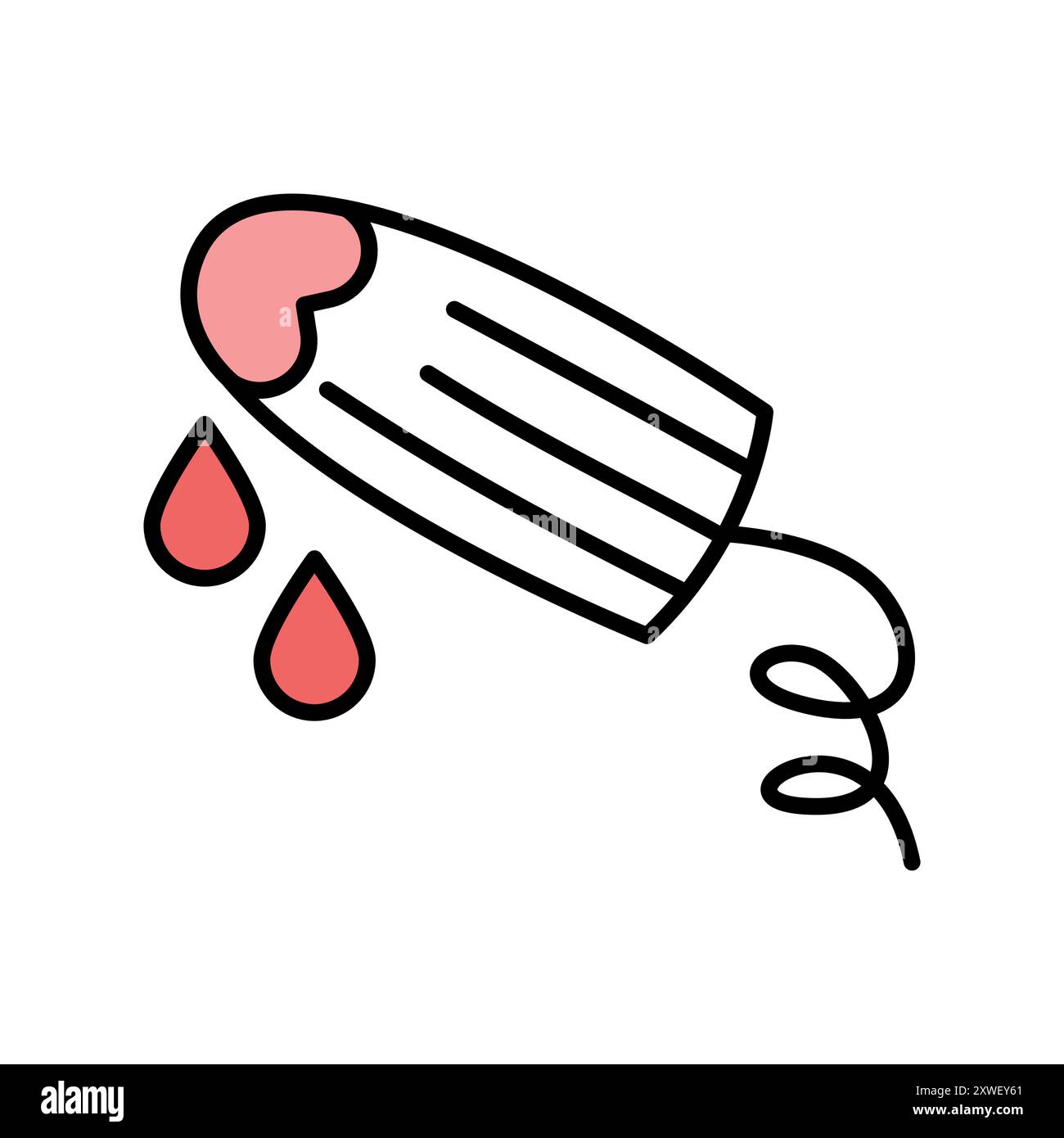 Tampon woman Stock Vector Images - Alamy