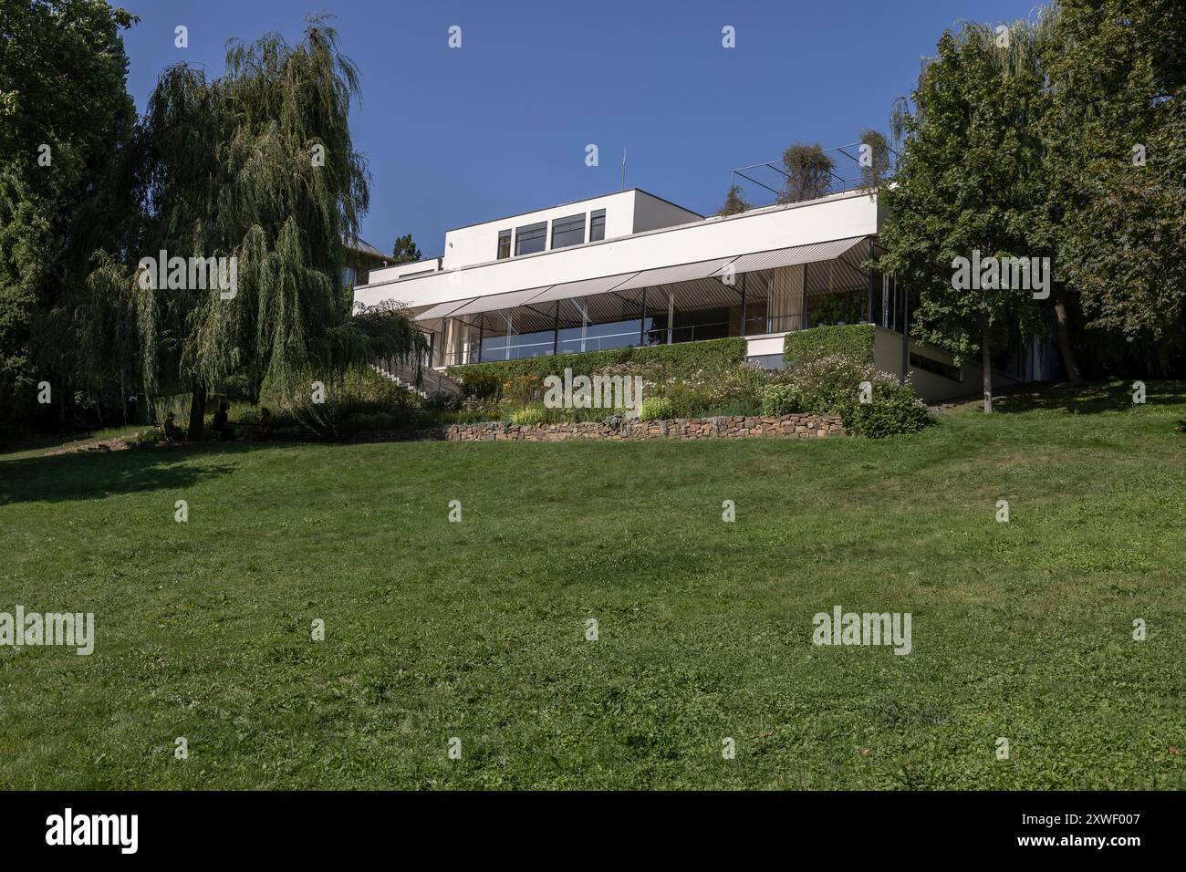 The Tugendhat Villa in Brno, Czech Republic, designed by the architect ...