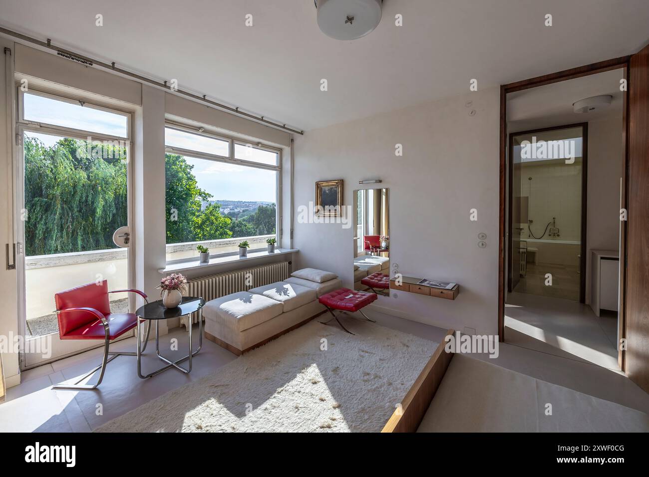 The Tugendhat Villa in Brno, Czech Republic, designed by the architect ...