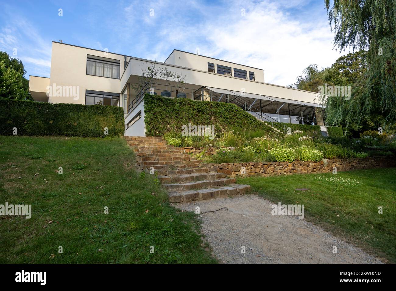 The Tugendhat Villa in Brno, Czech Republic, designed by the architect ...