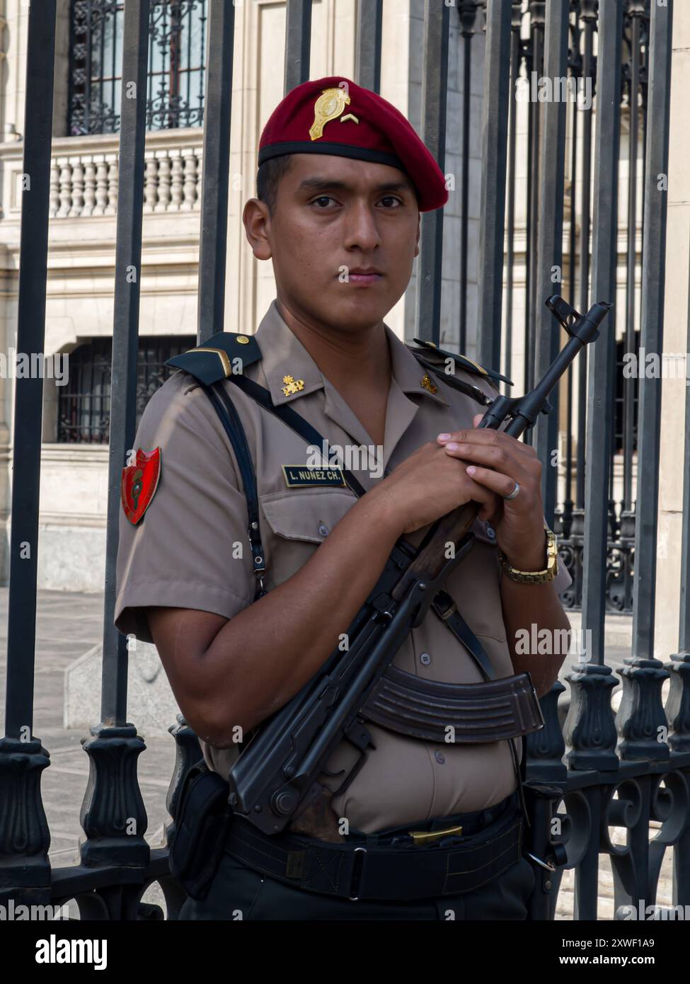 Security guard guardian sentinel watchman hi-res stock photography and ...
