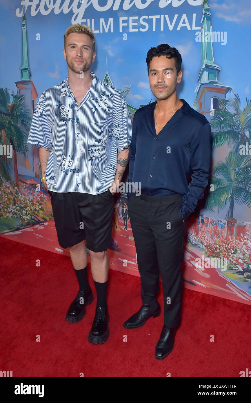 Kanoa Goo und Taylor James bei der Preisverleihung vom 20. HollyShorts ...